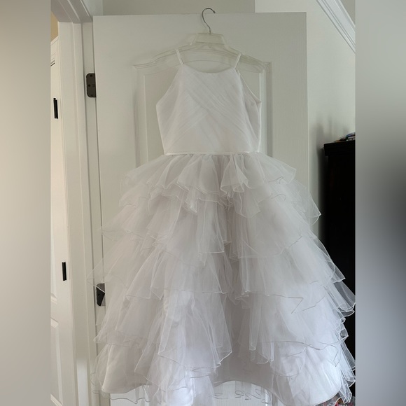 Joan Calabrese | Dresses | Joan Calabrese Girls White Formal Dress ...